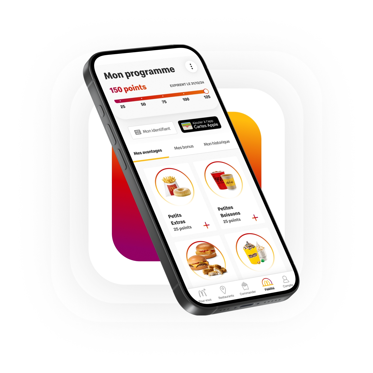 Le programme de fidélité | McDonald's France