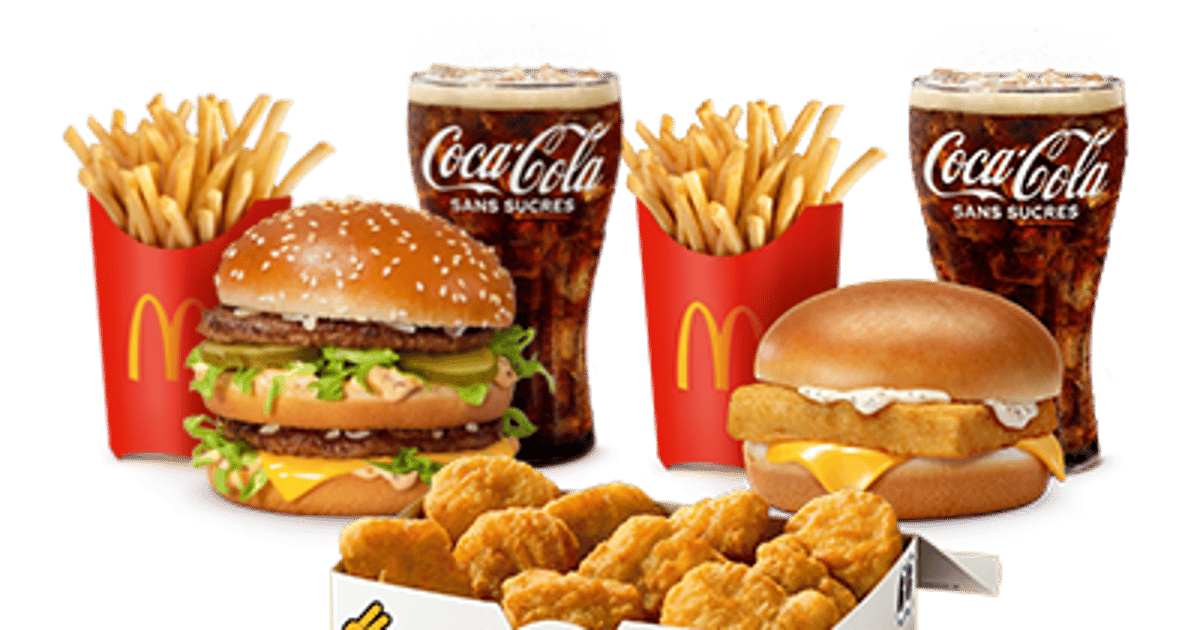 Le Menu Duo Golden Ligue 1 McDonald's