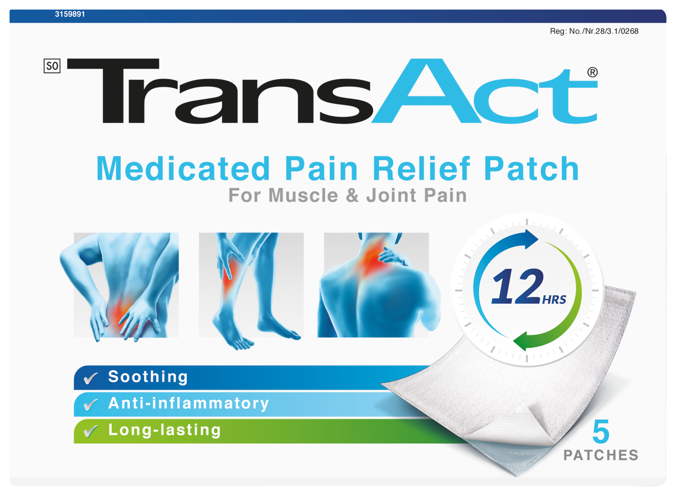 Transact Patches 5s | Anti Inflammatory Patch | Pain Relief ...