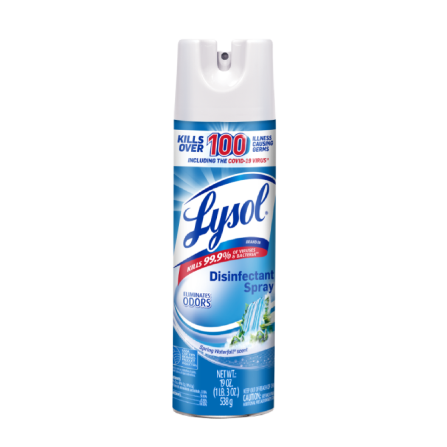 LYSOL® Disinfectant Spray - Spring Waterfall 19oz | Lysol US