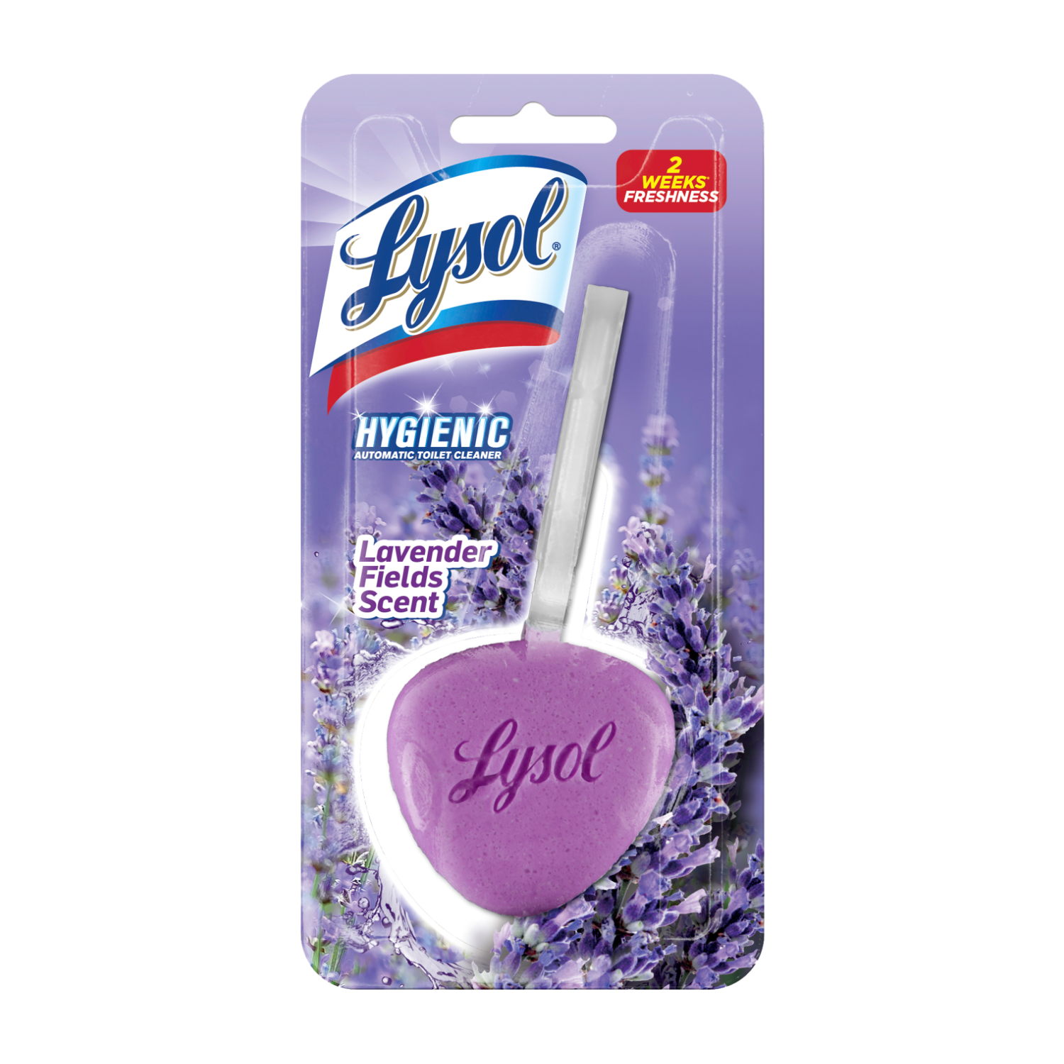 Automatic Toilet Bowl Cleaner Hygienic Lavender Fields 1ct | Lysol US