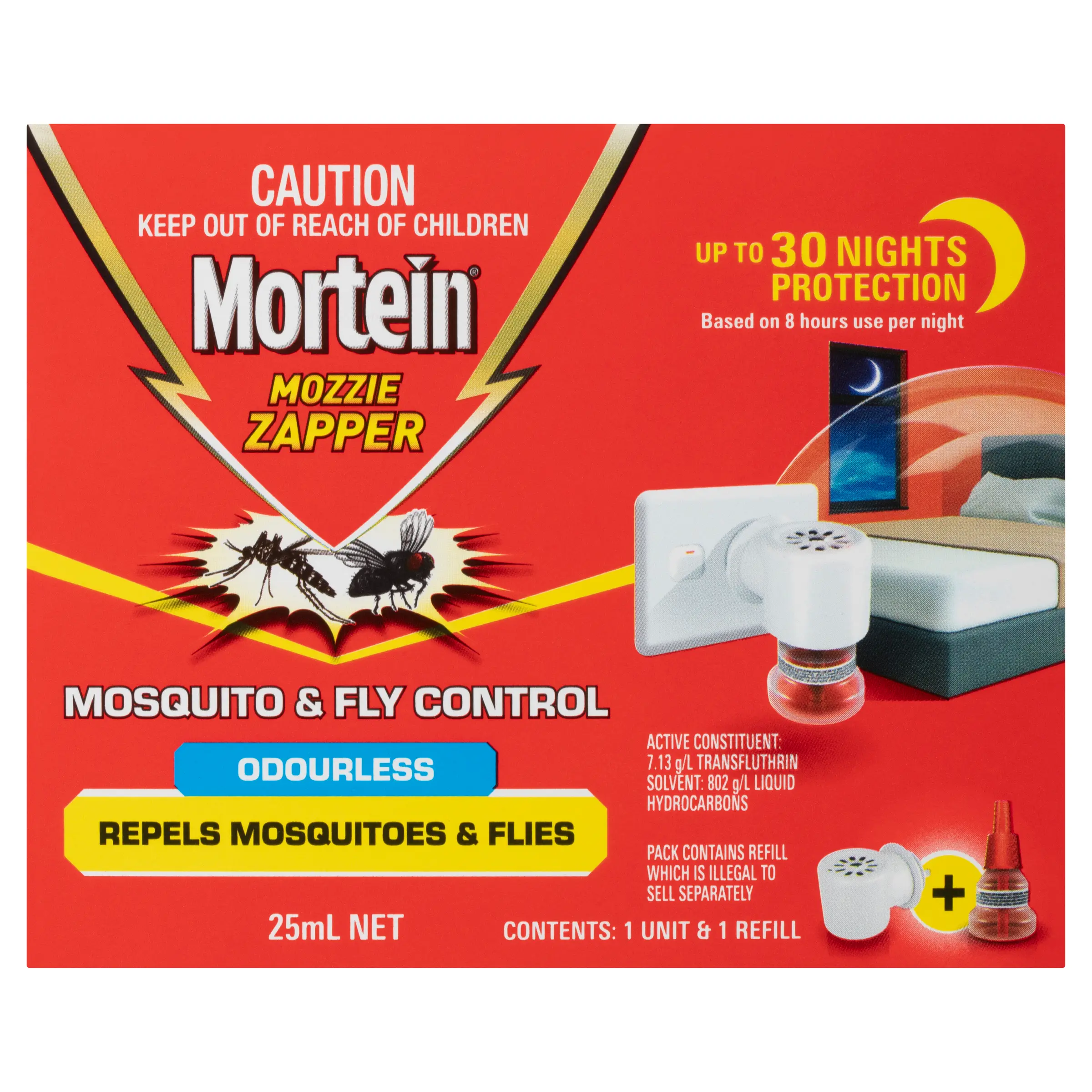 MORTEIN MOZZIE ZAPPER MOSQUITO & FLY CONTROL 25ML | Mortein AU