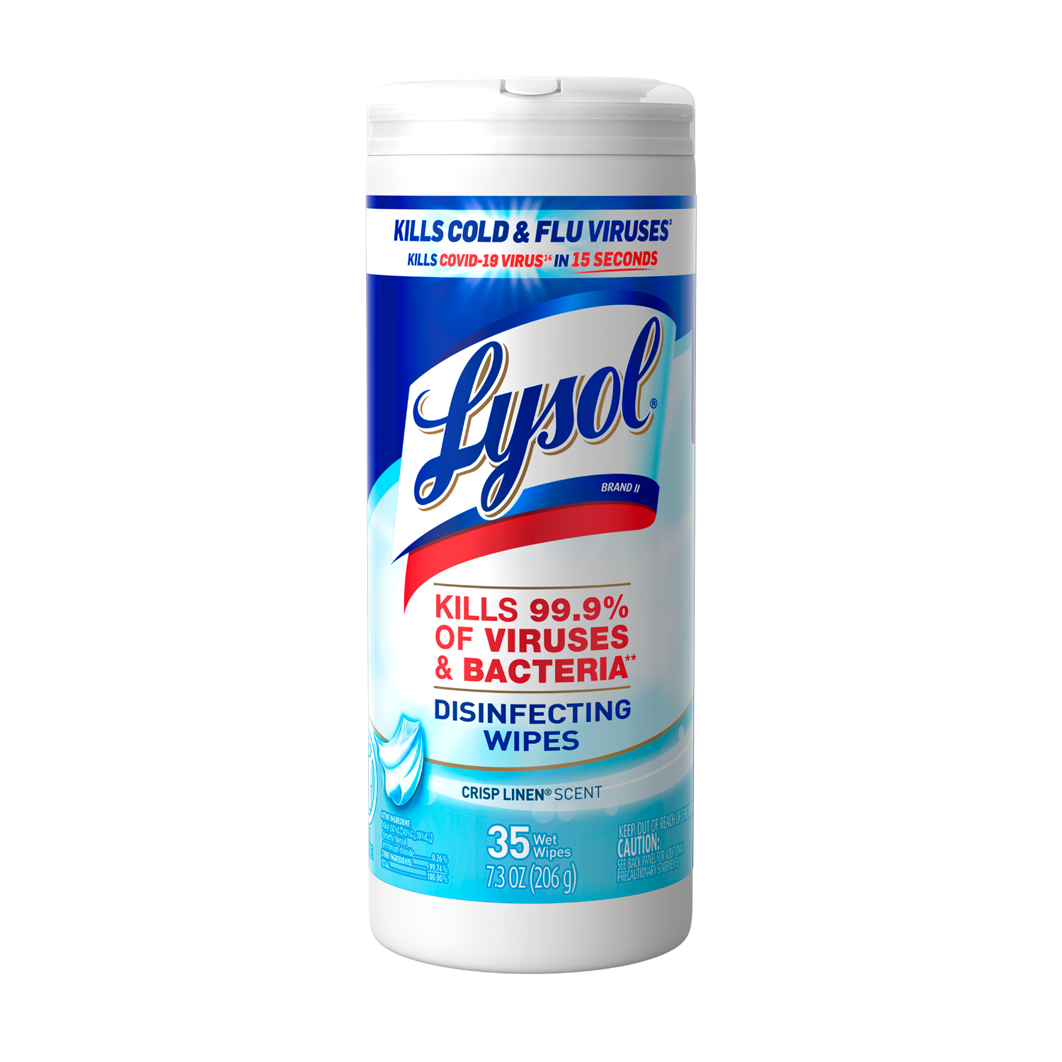 LYSOL® Disinfecting Wipes - Crisp Linen® 35 ct. | Lysol US