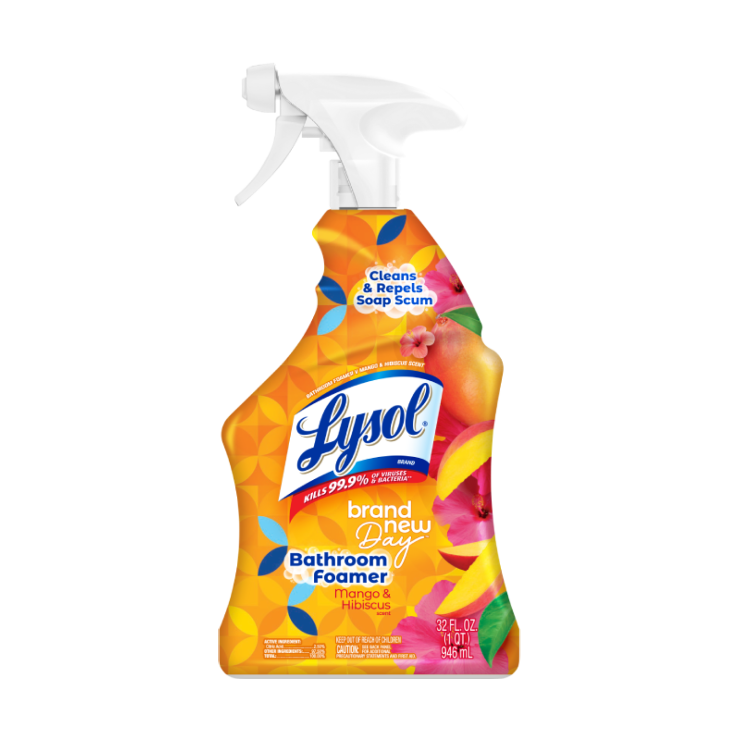 Bathroom Cleaner Brand New Day™ Mango & Hibiscus 32oz | Lysol US