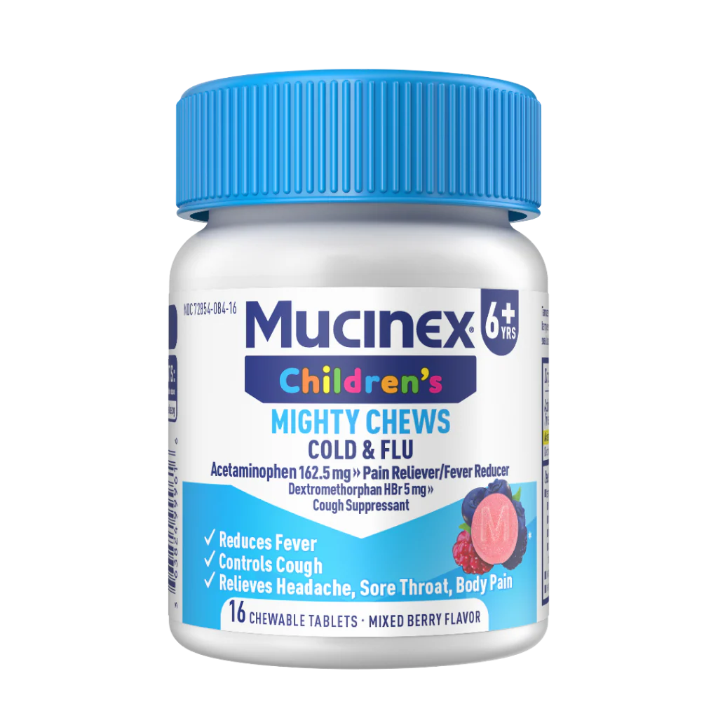 Mucinex Children's Mighty Chews Cold & Flu | Mucinex USA