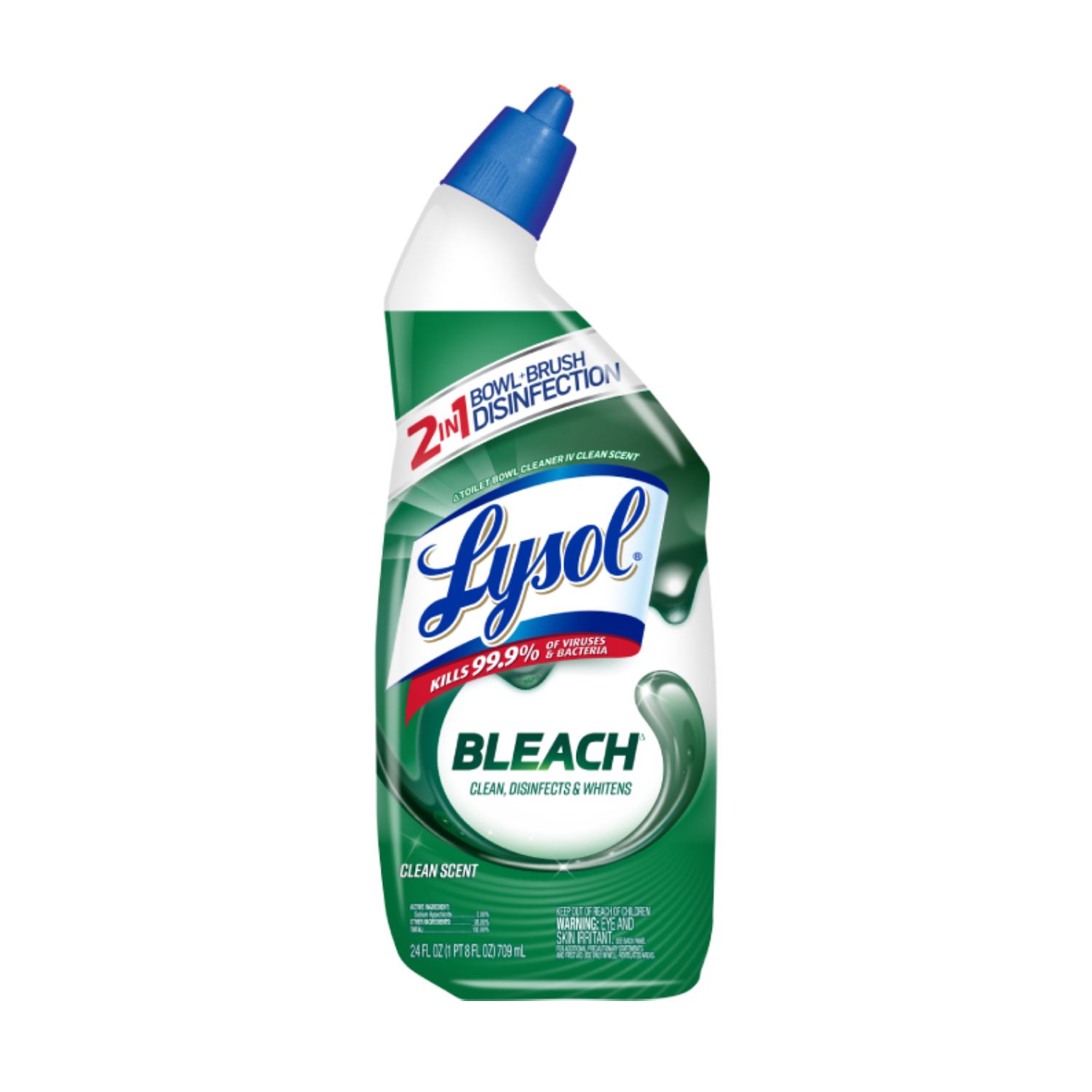 LYSOL® Toilet Bowl Cleaner - with Bleach 24oz | Lysol US
