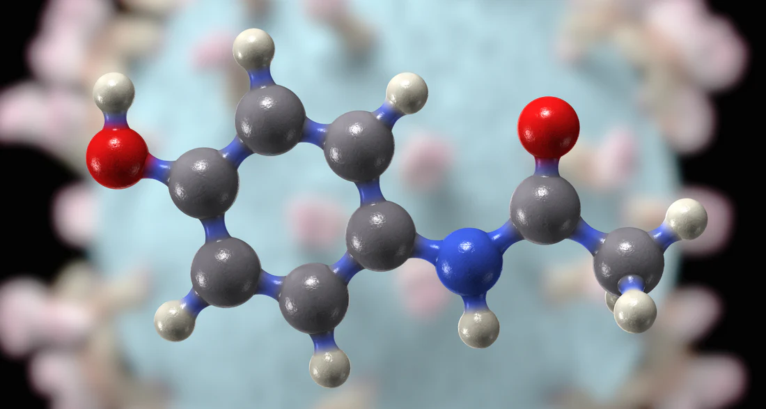 acetaminophen molecule