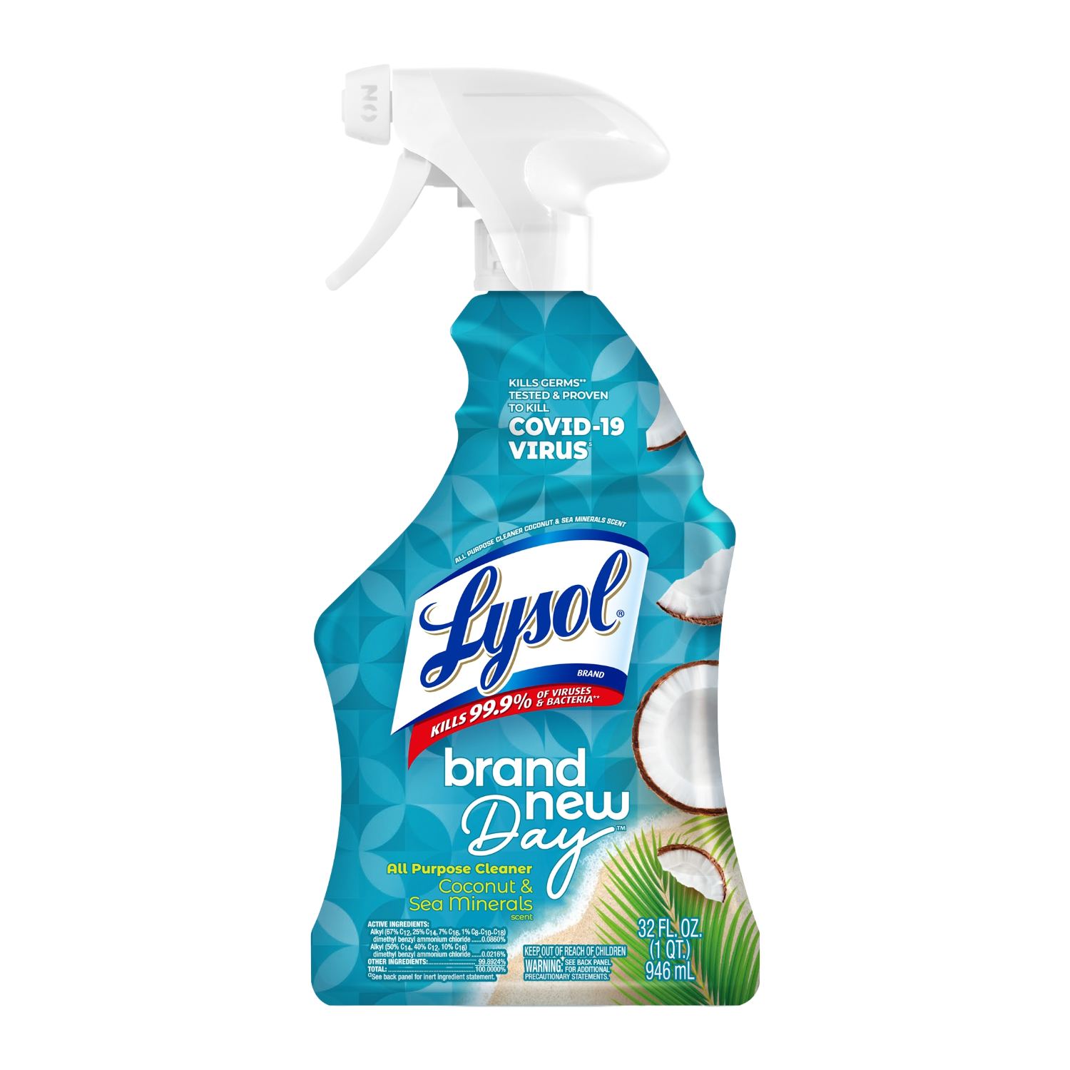 All Purpose Cleaner Brand New Day™ Coconut & Sea Minerals 32 oz. | Lysol US
