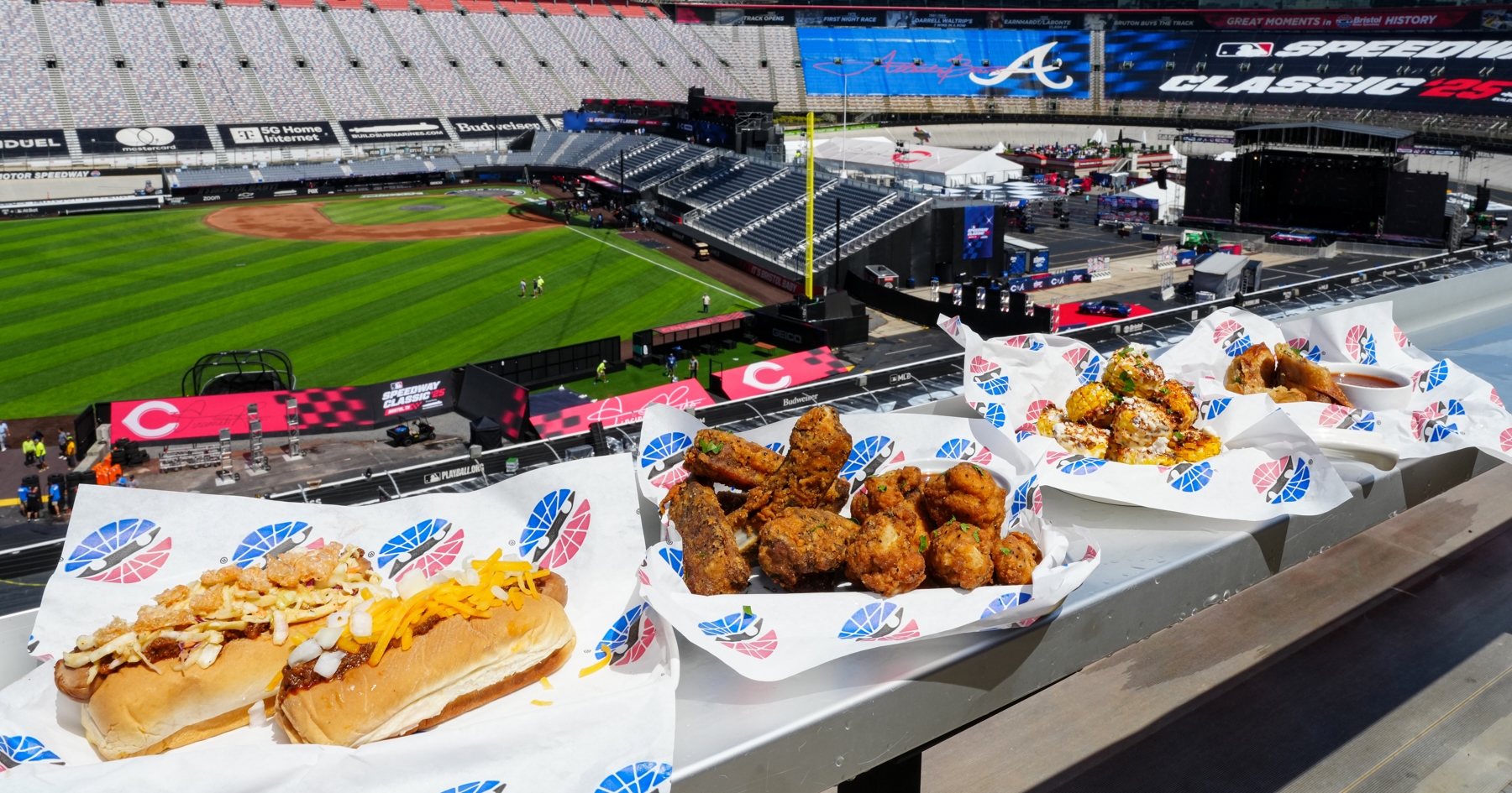 Levy debuts four special menu items during MLB Speedway Classic