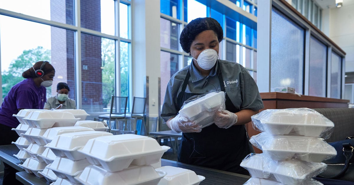 College dining team, YMCA partner to prep meals for K-12 students