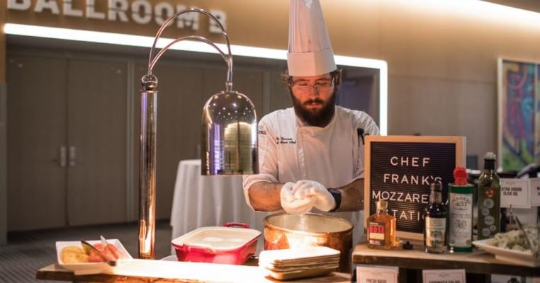 Levy Convention Centers’ fresh mozzarella station pulls in guests at ...