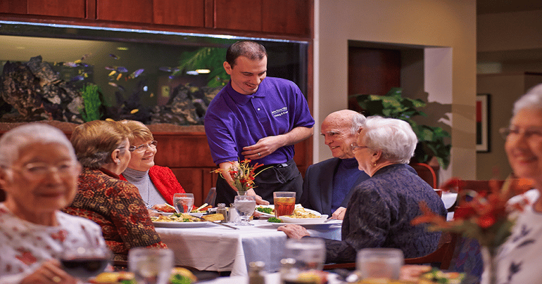 Senior living community’s dining program creates community