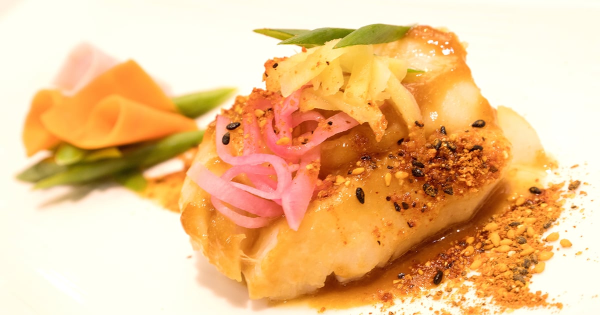 Cod Misoyaki with Pickled Vegetables