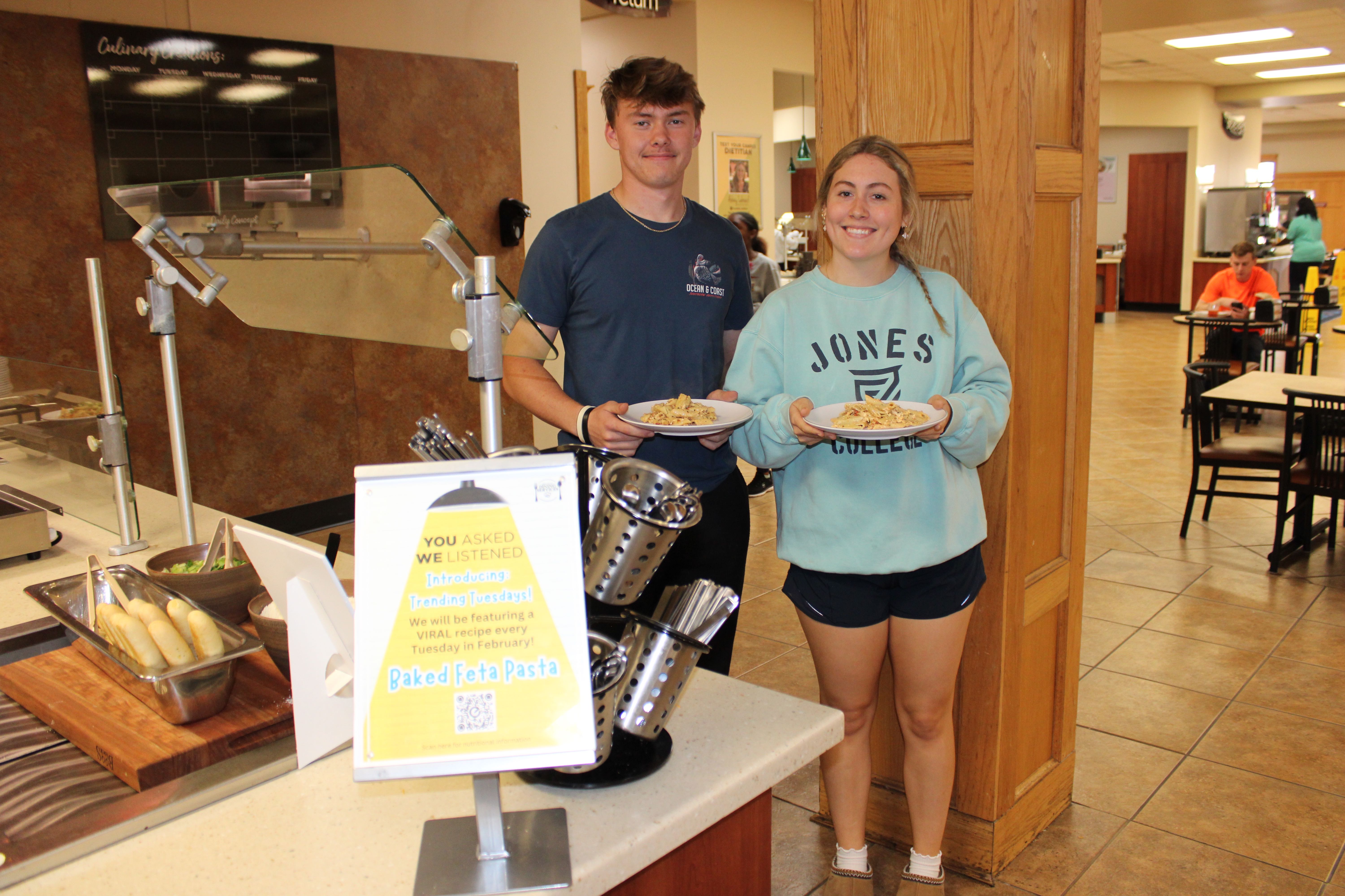 Liberty University’s new dining hall is home to 27 food stations