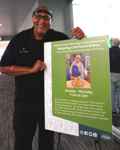 Tulane's dining team brings a faculty lounge back to the future