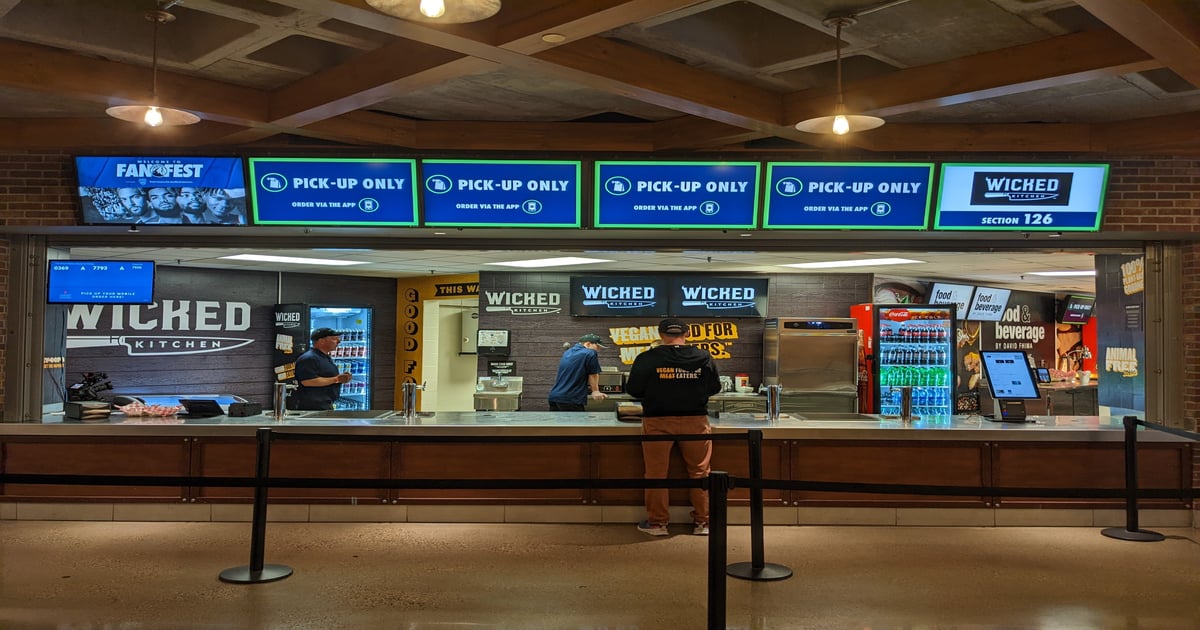 NBA arena debuts outlet of 100% plant based Wicked Kitchen concept