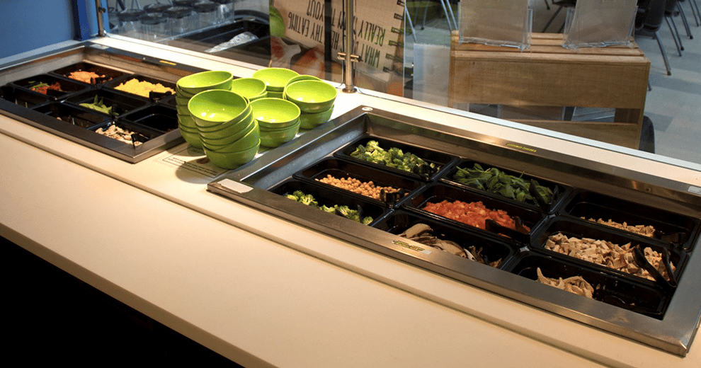 Students are their own chefs at DIY station