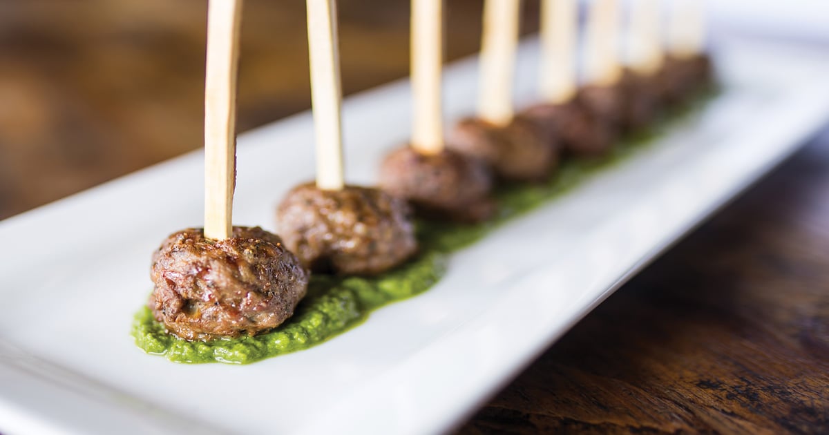 Lamb Kofta Meatballs with Chutney