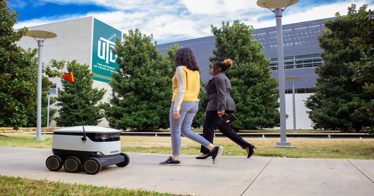 30 Starship Technologies robots deliver meals from 10 Chartwells Higher ...