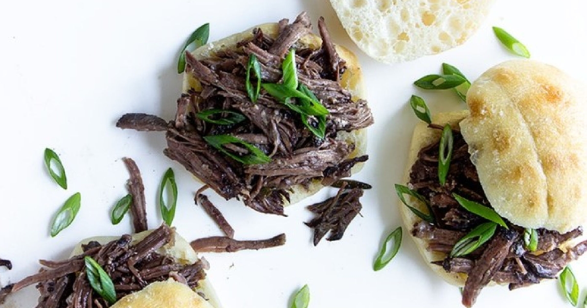 Beer Braised Short Rib Sliders