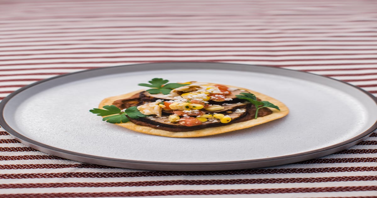 Walnut Chocolate Mole Tostadas