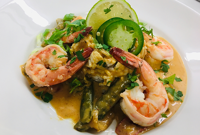 Shrimp foodservice menu items with jumbo flavor