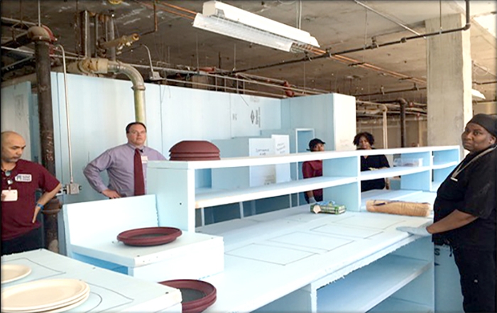 Putting the UCMC kitchen footprint together