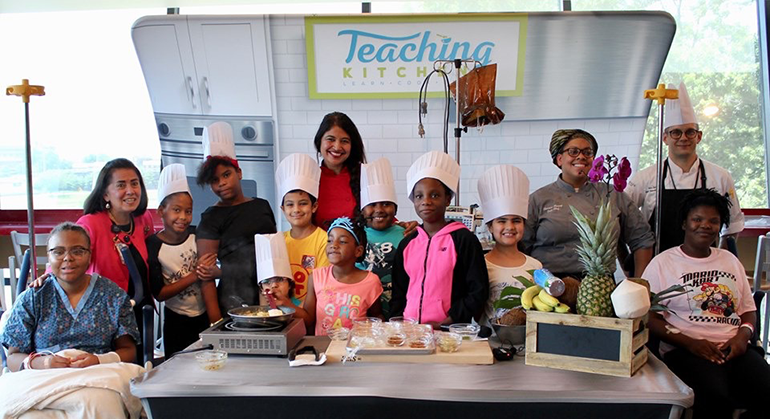 Bal Arneson teaches healthy Indian food at hospitals