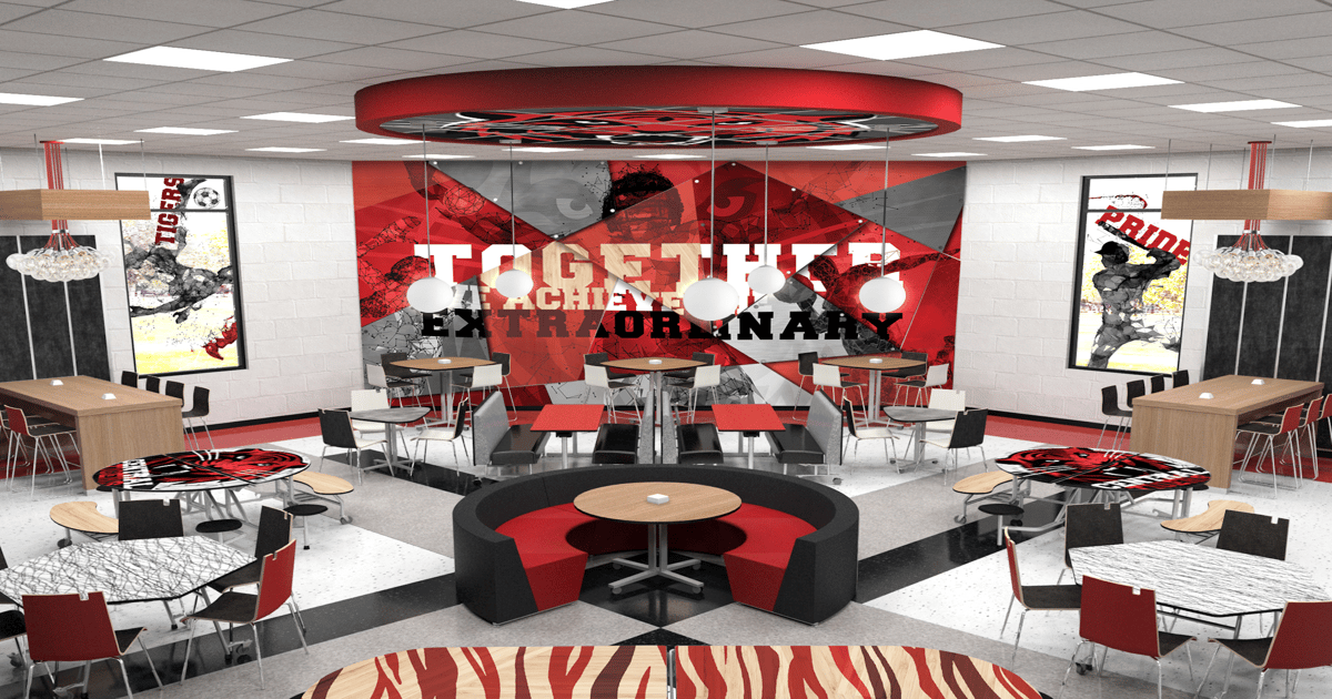 An a la carte guide to school cafeteria design