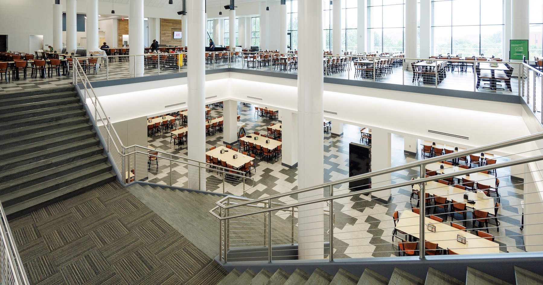 Liberty University’s new dining hall is home to 27 food stations