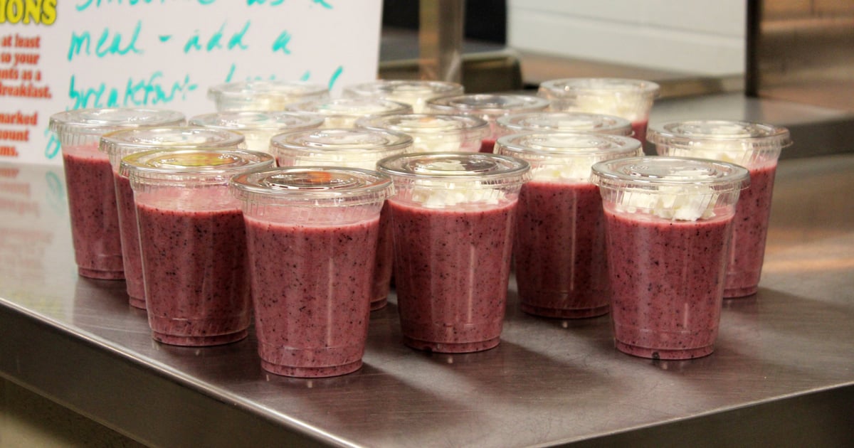 Smoothies, schedule change boost breakfast big time at high school