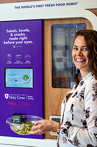 Chowbotics’ salad-making robot augments Holy Cross Dining