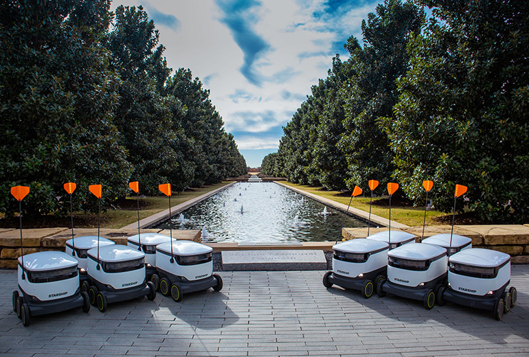 30 Starship Technologies robots deliver meals from 10 Chartwells Higher ...