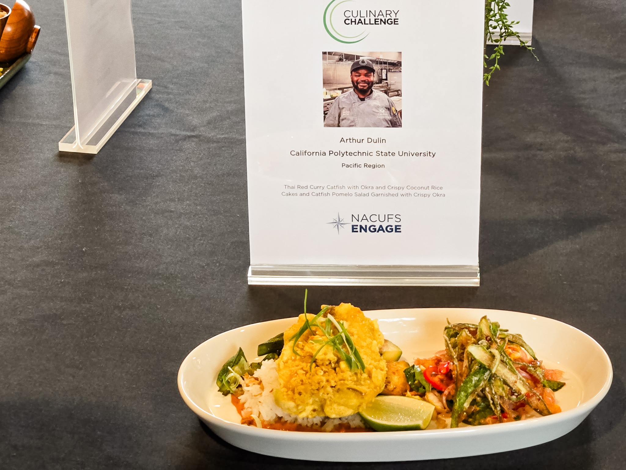 Cal Poly's Chef Arthur Dulin wins at NACUFS regional