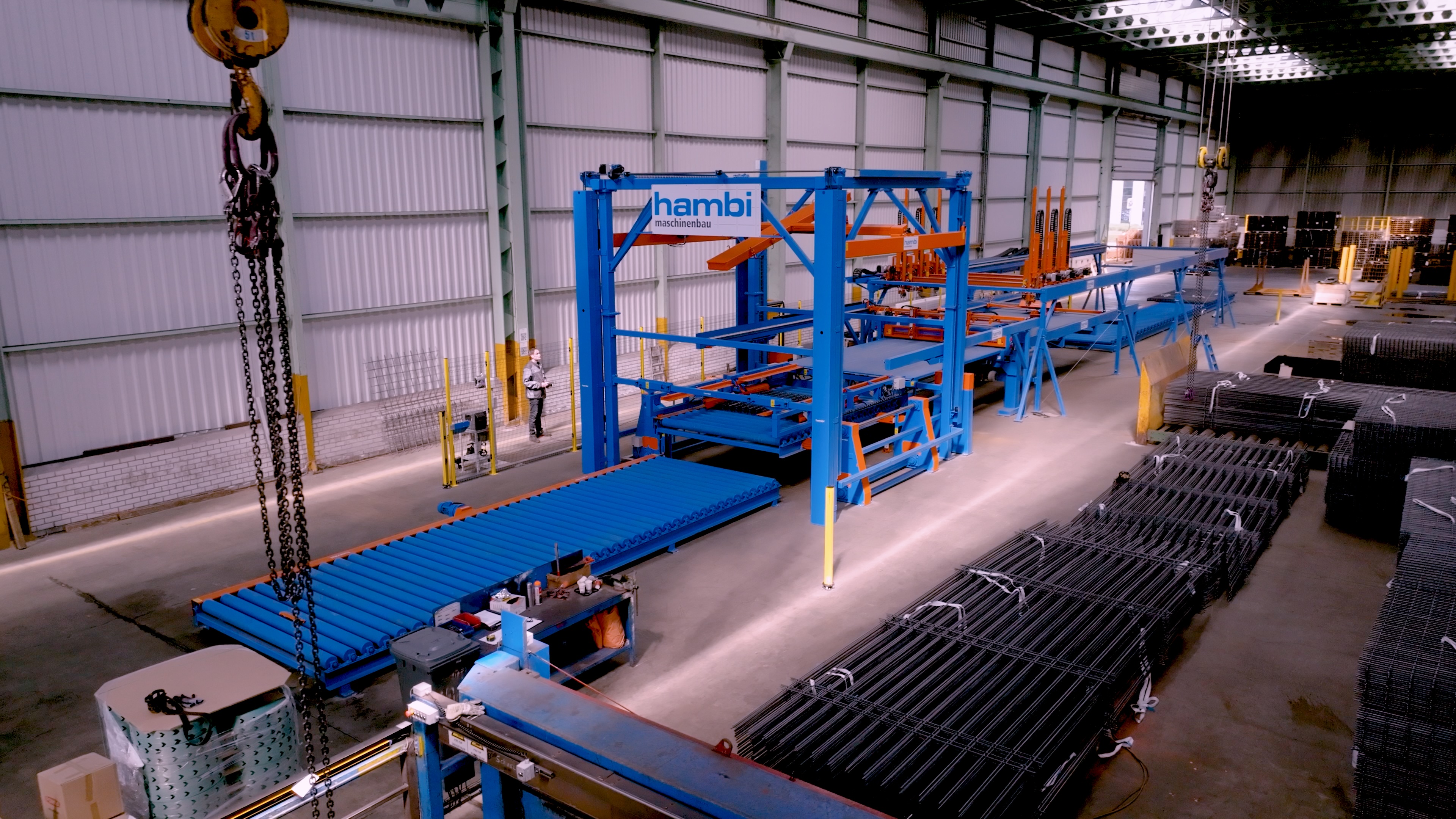 The world's first fully automated line for reinforcing steel mesh ...