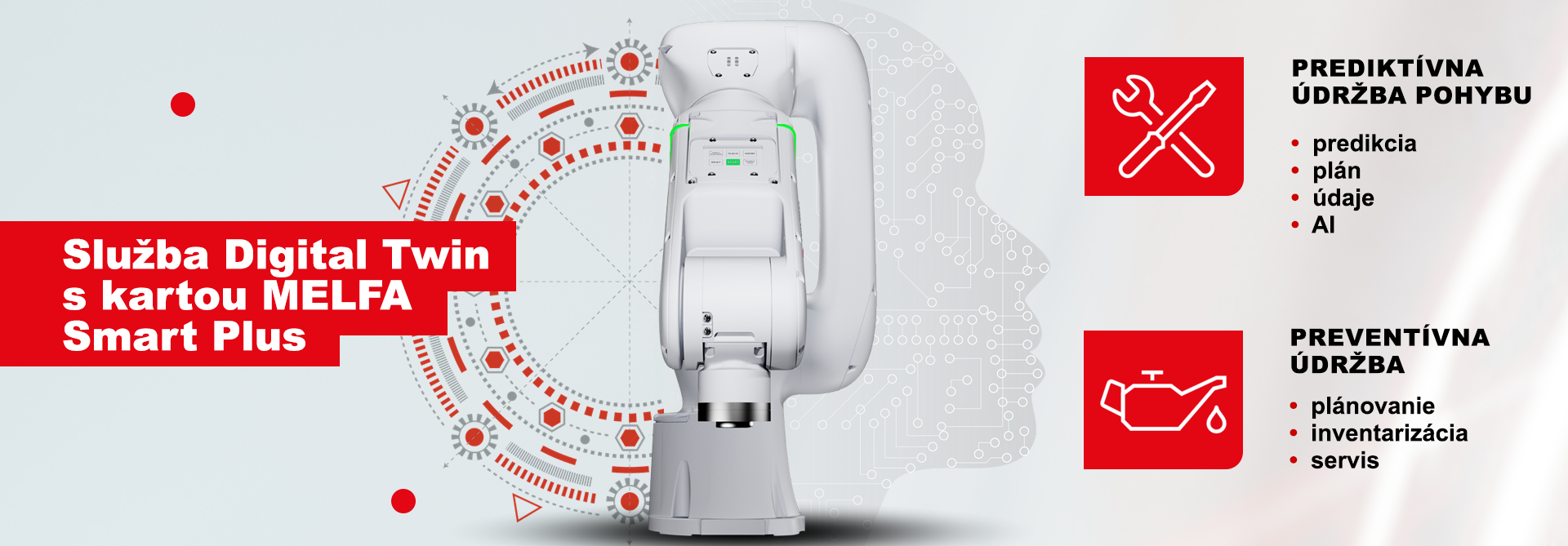 Servisný robot Digital Twin s kartou Melfa Smart Plus - Mitsubishi ...