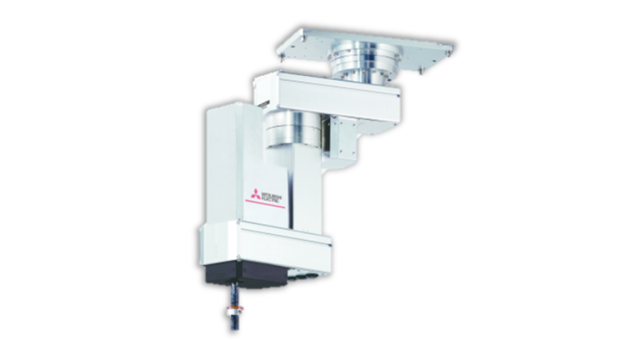 Ceiling mounted, horizontal type robot