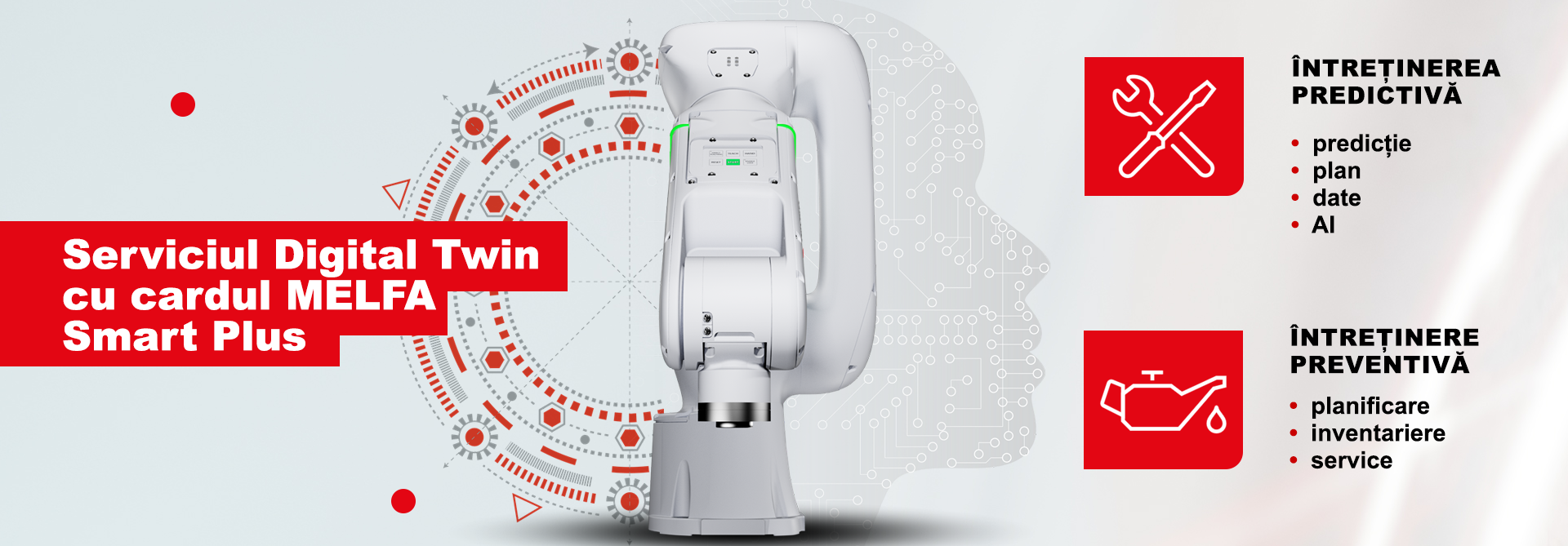 Digital Twin serwisowy z kartą Melfa Smart Plus