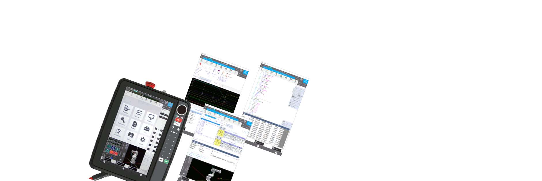 Roboter Teaching Box R86TB – Steuerung direkt am Roboter