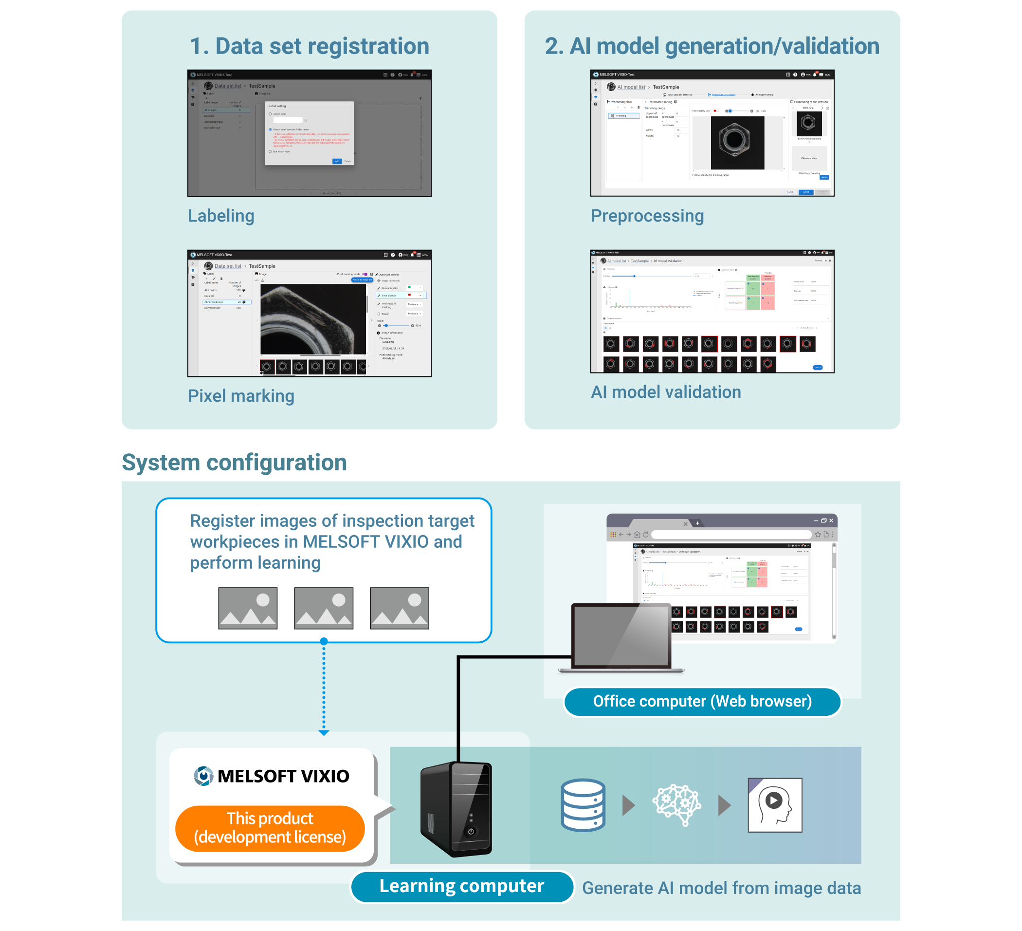 Visual Inspection Software MELSOFT VIXIO - Mitsubishi Electric Factory ...
