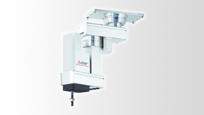 Ceiling mounted, horizontal type robot - Mitsubishi Electric Factory ...