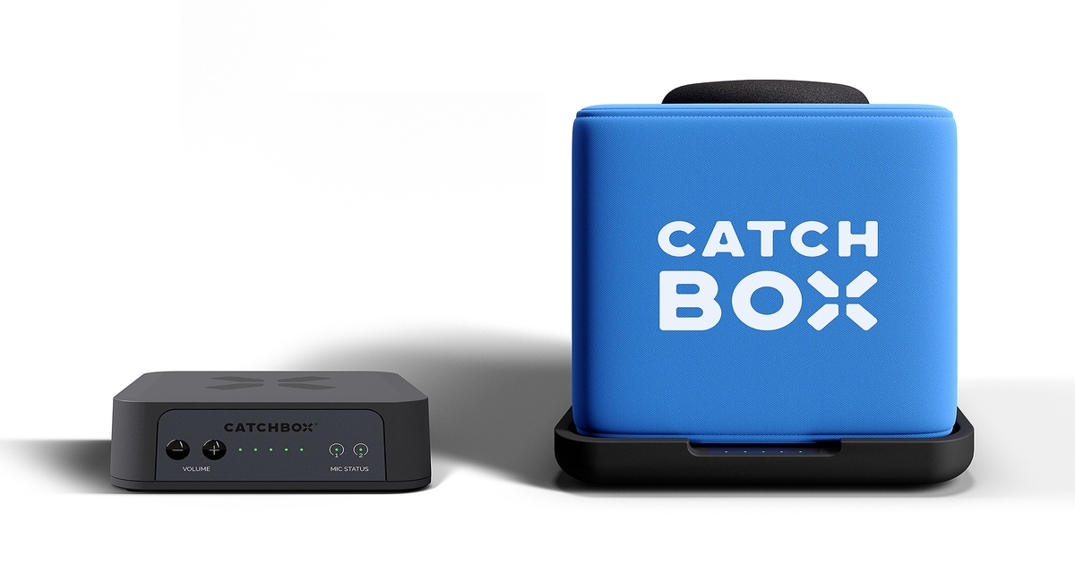 New Catchbox Plus ‘Tossable’ Mic Charges Wirelessly