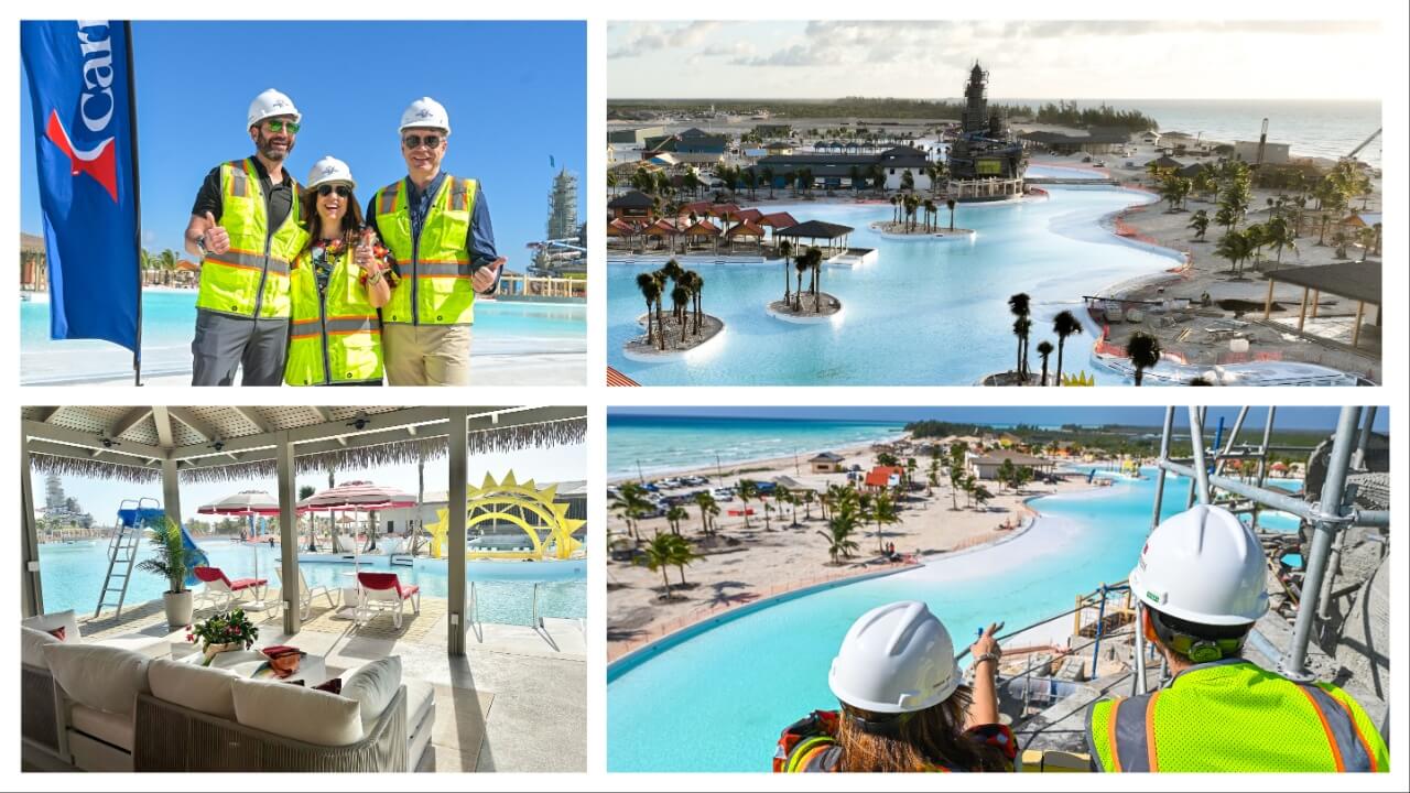 Carnival leaders tour Celebration Key, set to open July 19