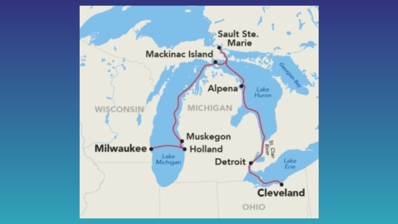 American Cruise Lines' all-US Great Lakes itineraries