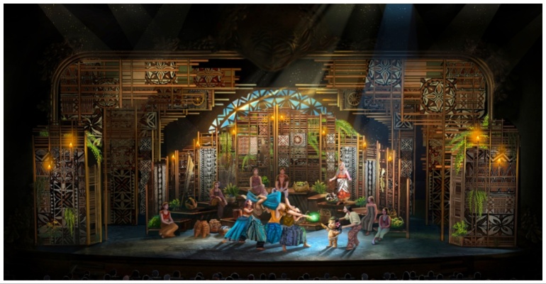 Towering puppets, theatrical transformation for Disney's 'Moana'