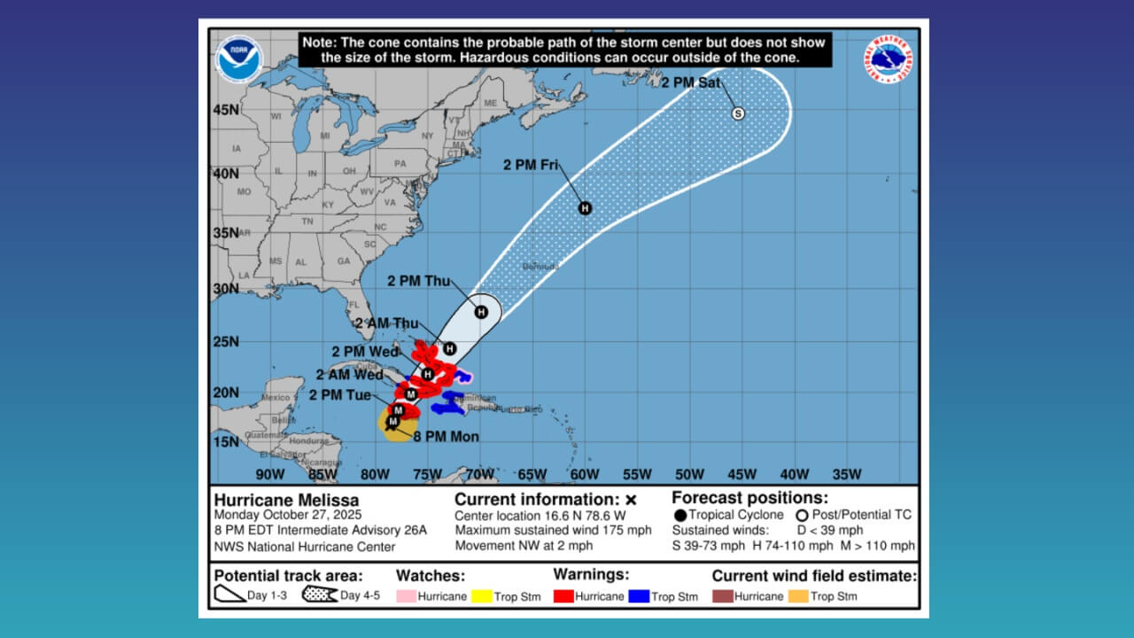 Cruise lines revise itineraries for Hurricane Melissa