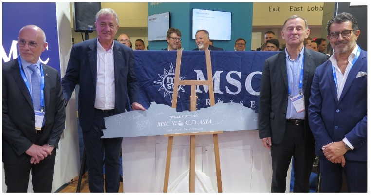 MSC Cruises' third World Class ship is called MSC World Asia