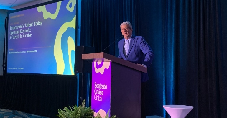 honey buckets to cruise line president, MSC’s Rick Sasso