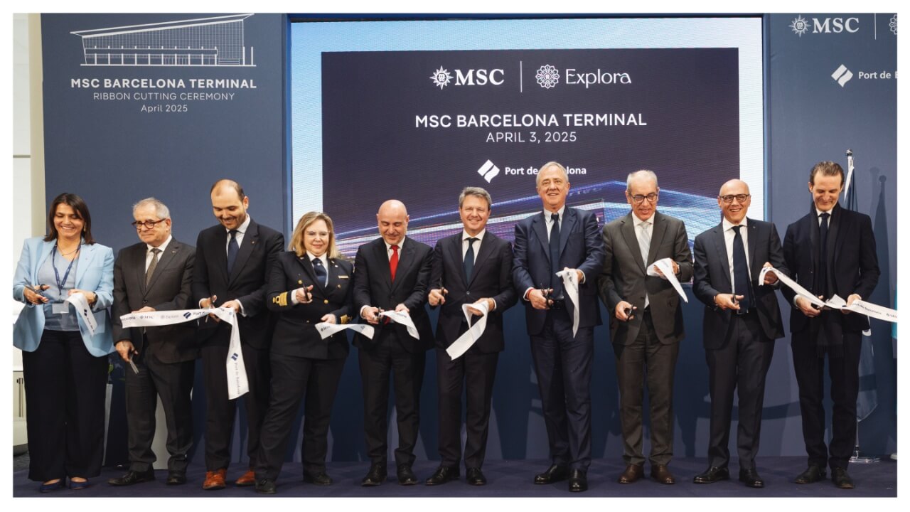 MSC Barcelona Cruise Terminal is officially inaugurated