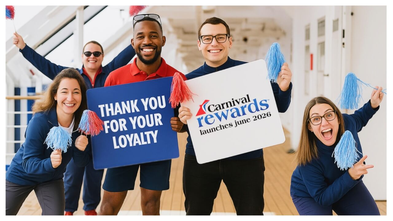 Points-based Carnival Rewards will replace VIFP loyalty program